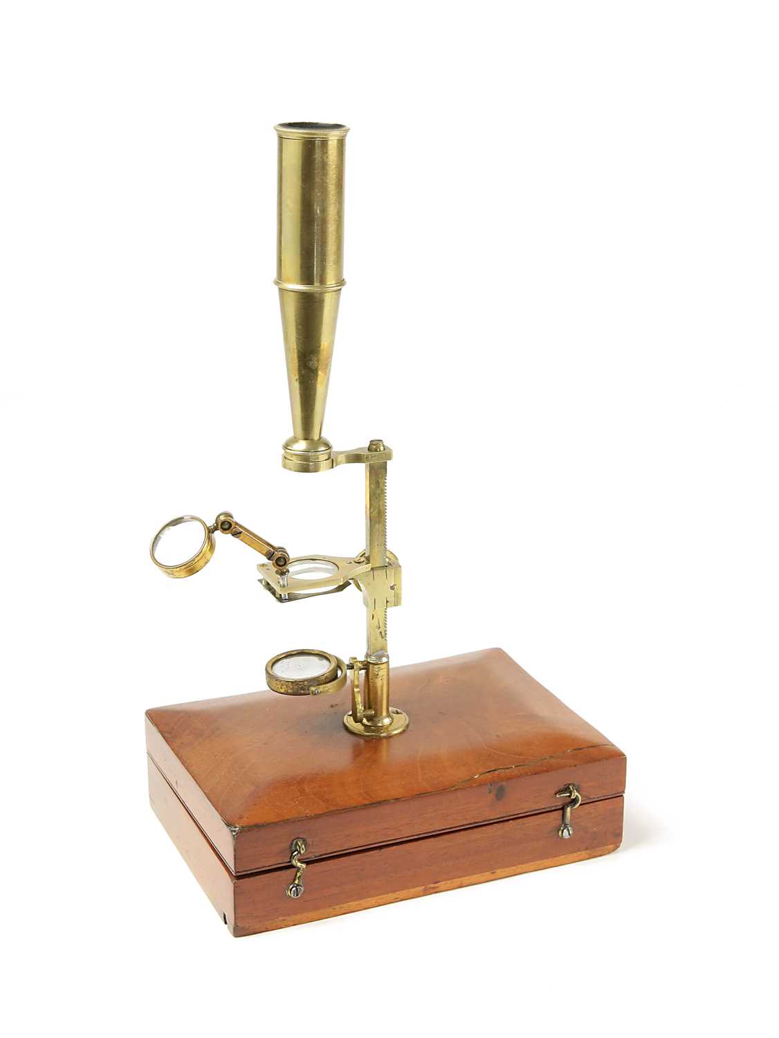 Lot 50 - Small "William Cary type" Brass Compound